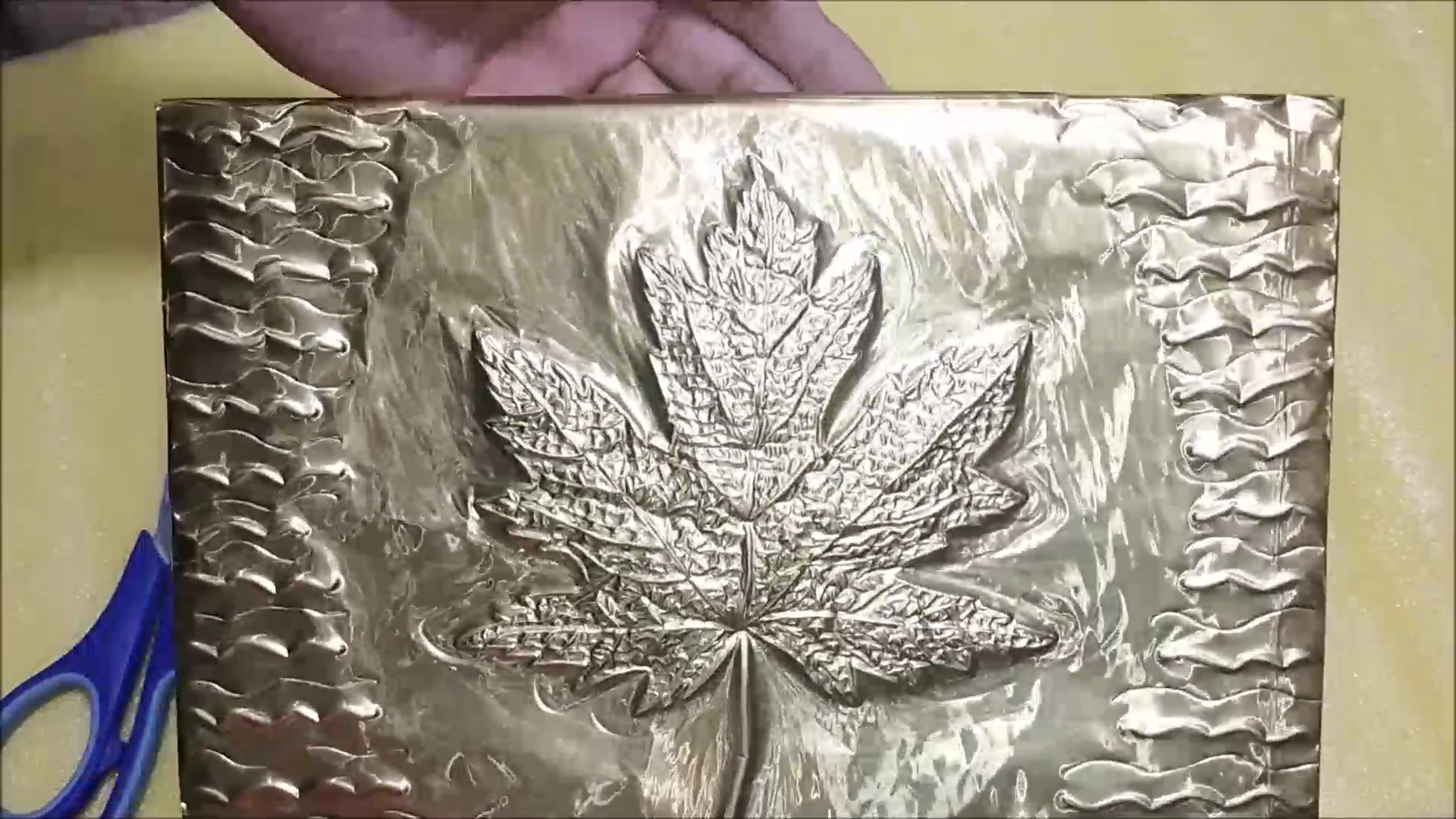 How to Make Maple Leaf Embossed Painting : 4 Steps (with Pictures ...