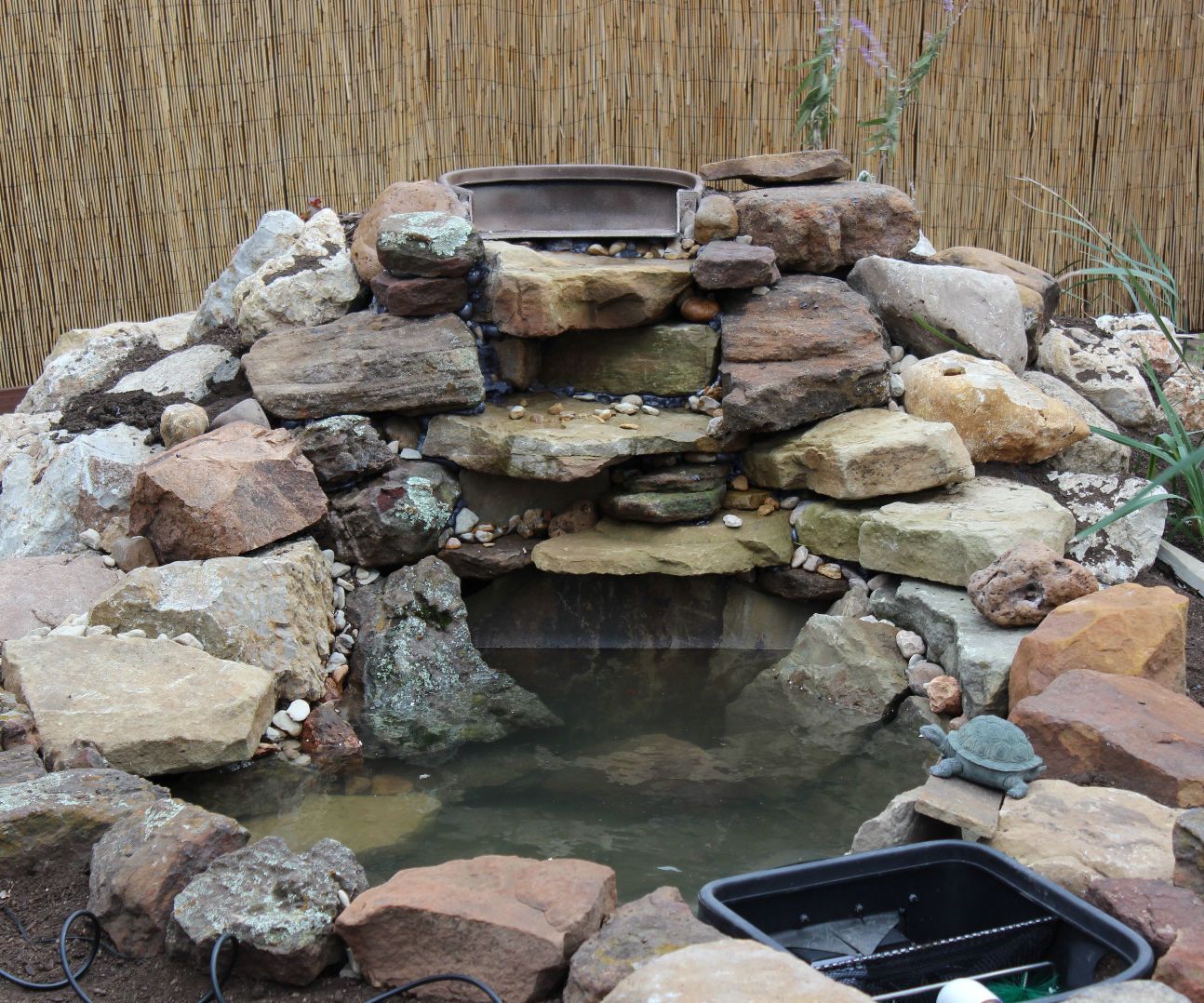 New Pond Install With Waterfall - Instructables