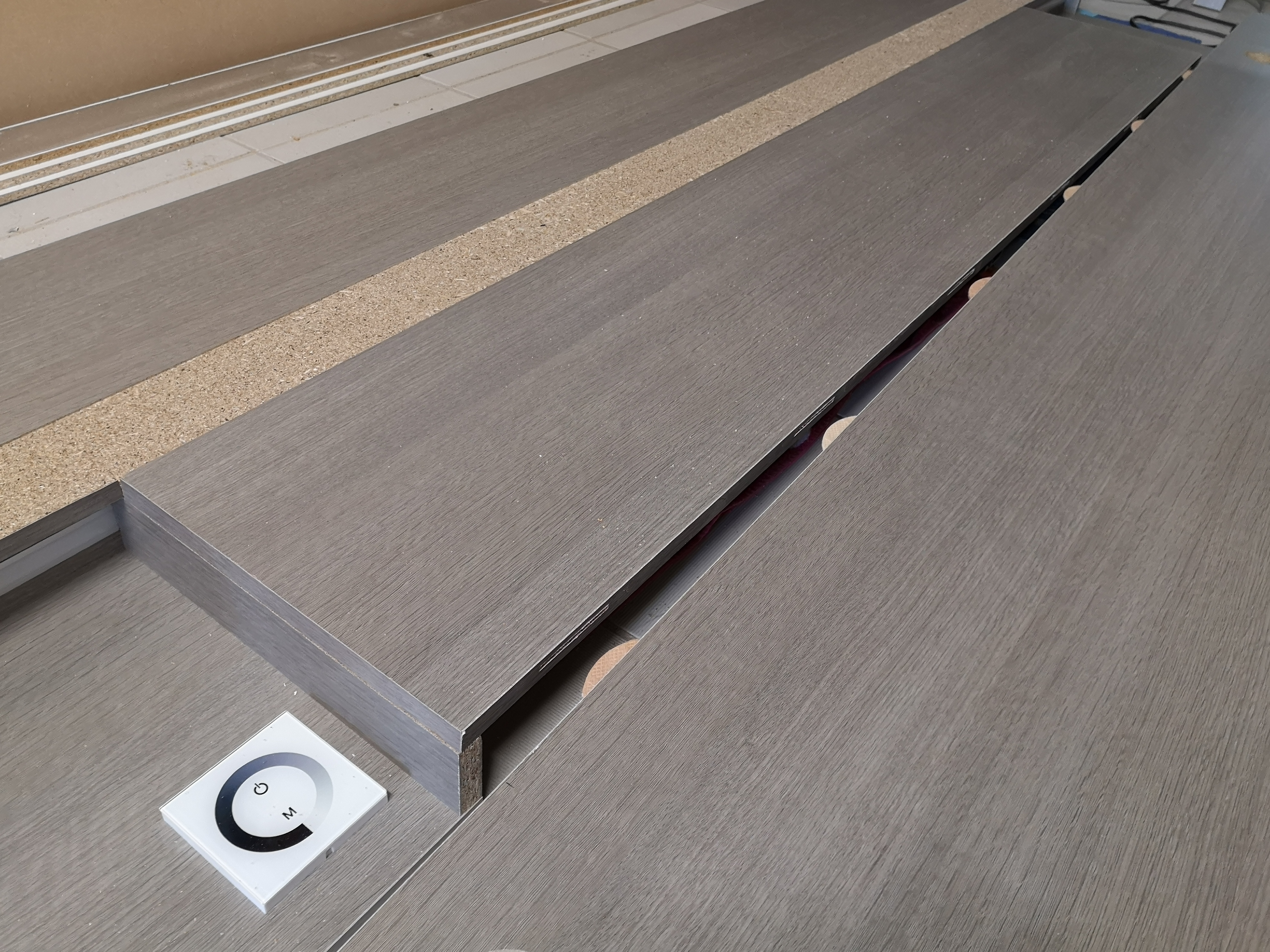 Headboard With Integrated Bedside Tables and Lighting : 14 Steps (with ...