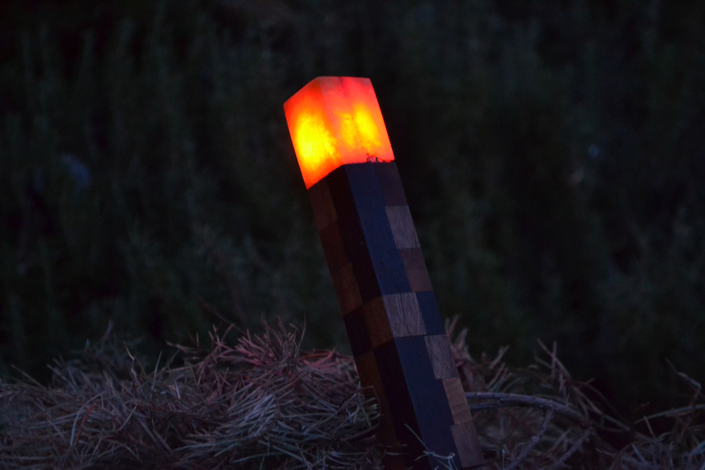 Real-Life Wooden Minecraft Torch!!! (Perfect for Night & Day!) : 15 ...