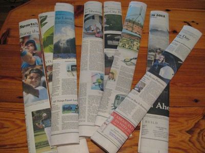 Newspaper Sit-upon : 6 Steps - Instructables