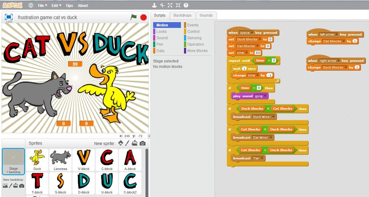 2 Player Frustration Game With Makey Makey/ Scratch Programming : 6 ...