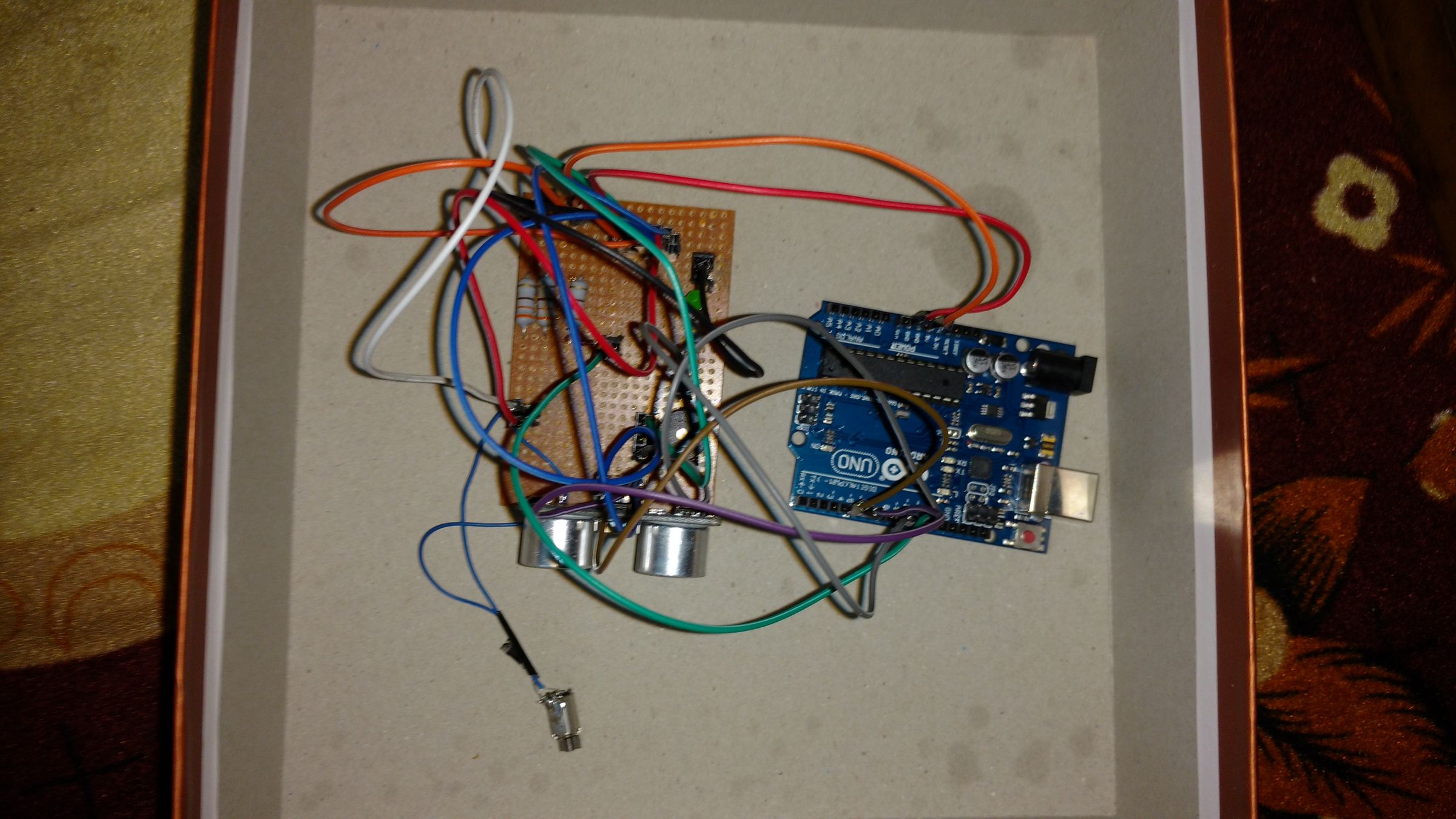 Obstacle Avoider Using HC-SR04 Ultrasonic Sensor : 3 Steps (with ...