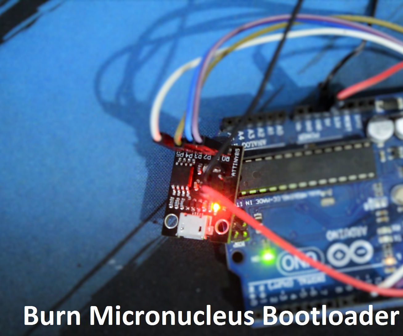 Burn Or Flash Micronucleus Bootloader On Attiny Chips Using Arduino Uno Instructables 