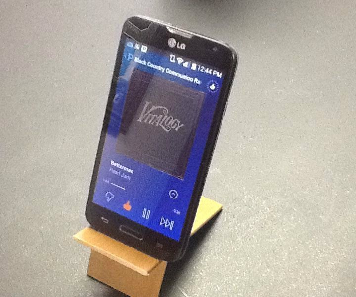 Simple Phone Stand : 4 Steps - Instructables