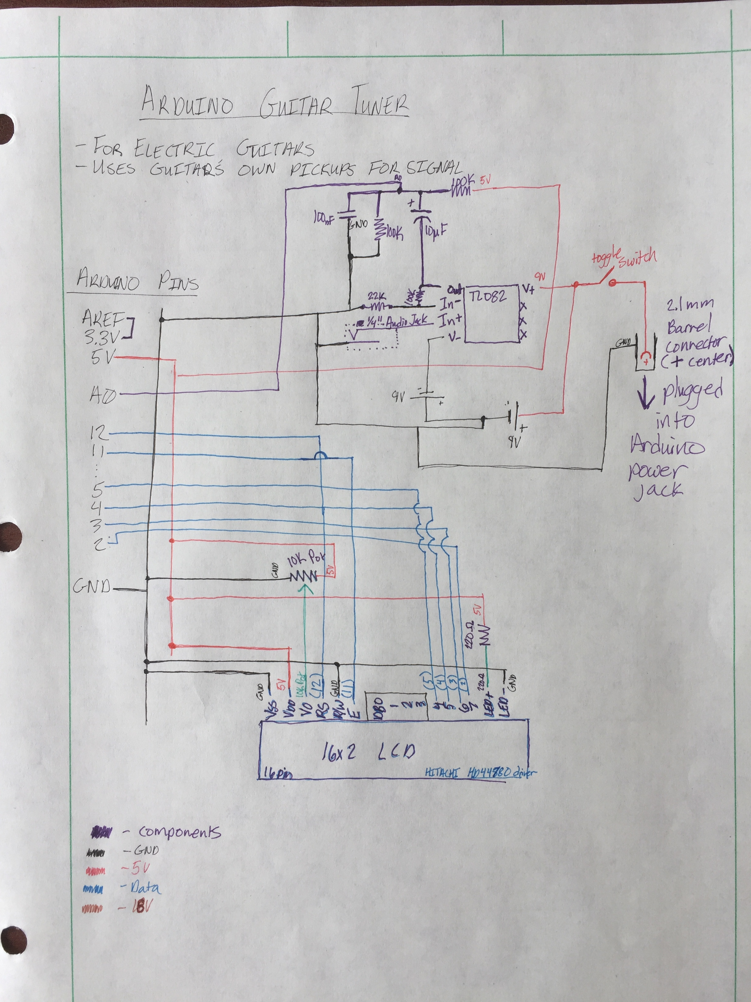 Guitar Tuner With an Arduino : 8 Steps (with Pictures) - Instructables