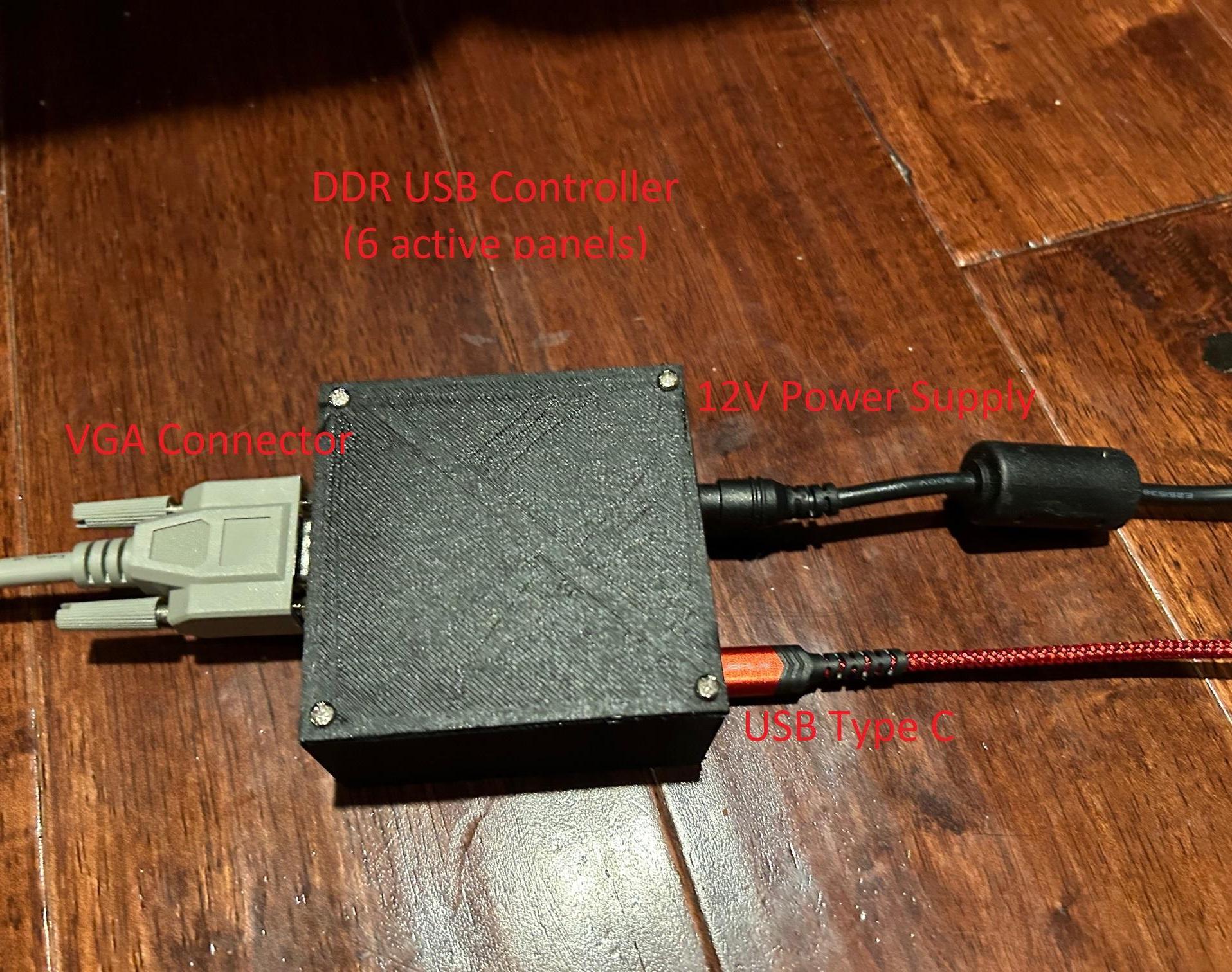 6 Panel DDR USB Controller With LED : 4 Steps (with Pictures) - Instructables