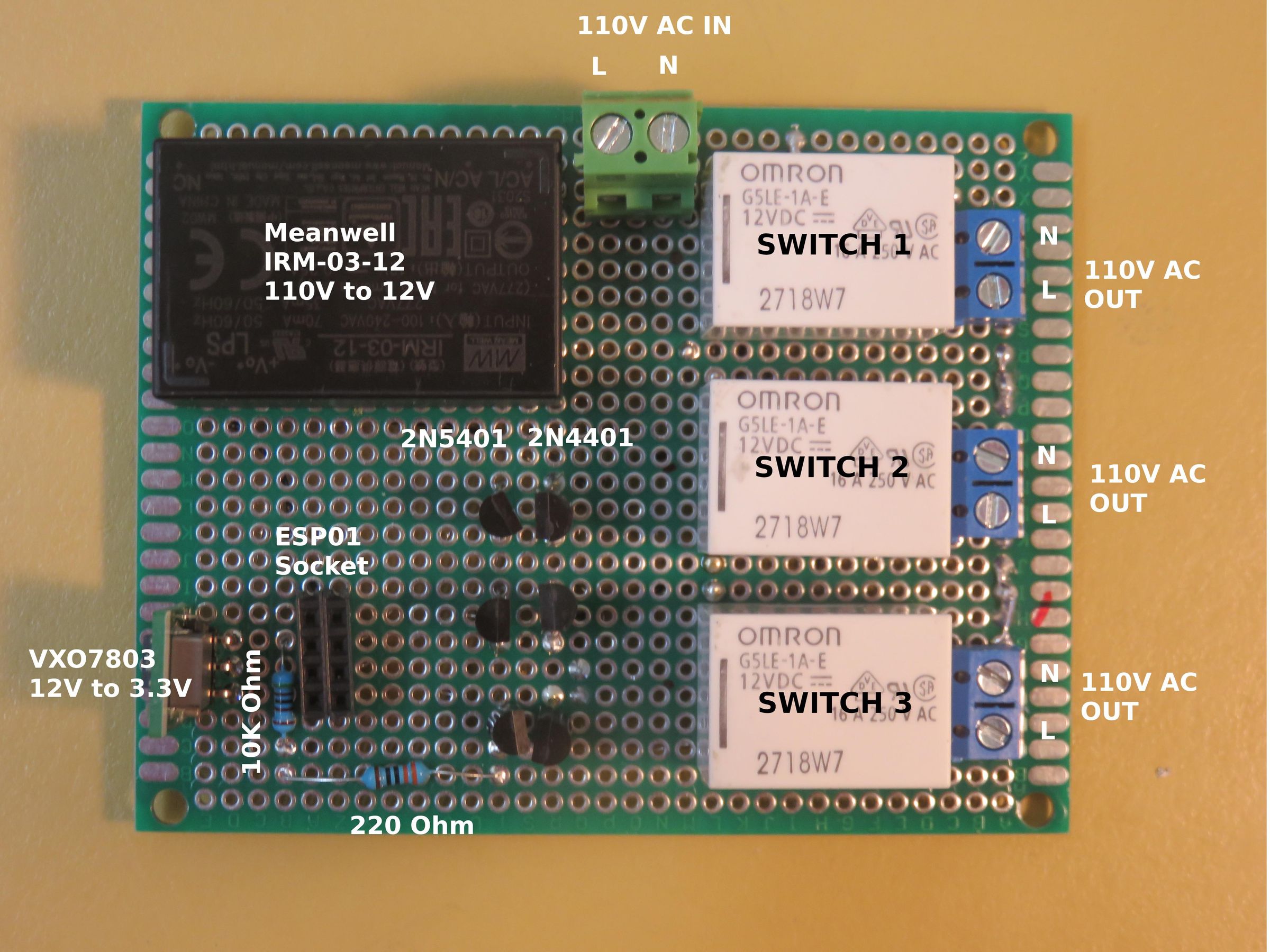 WiFi-controlled Power Switches Based on ESP8266-ESP01 and Managed Via ...