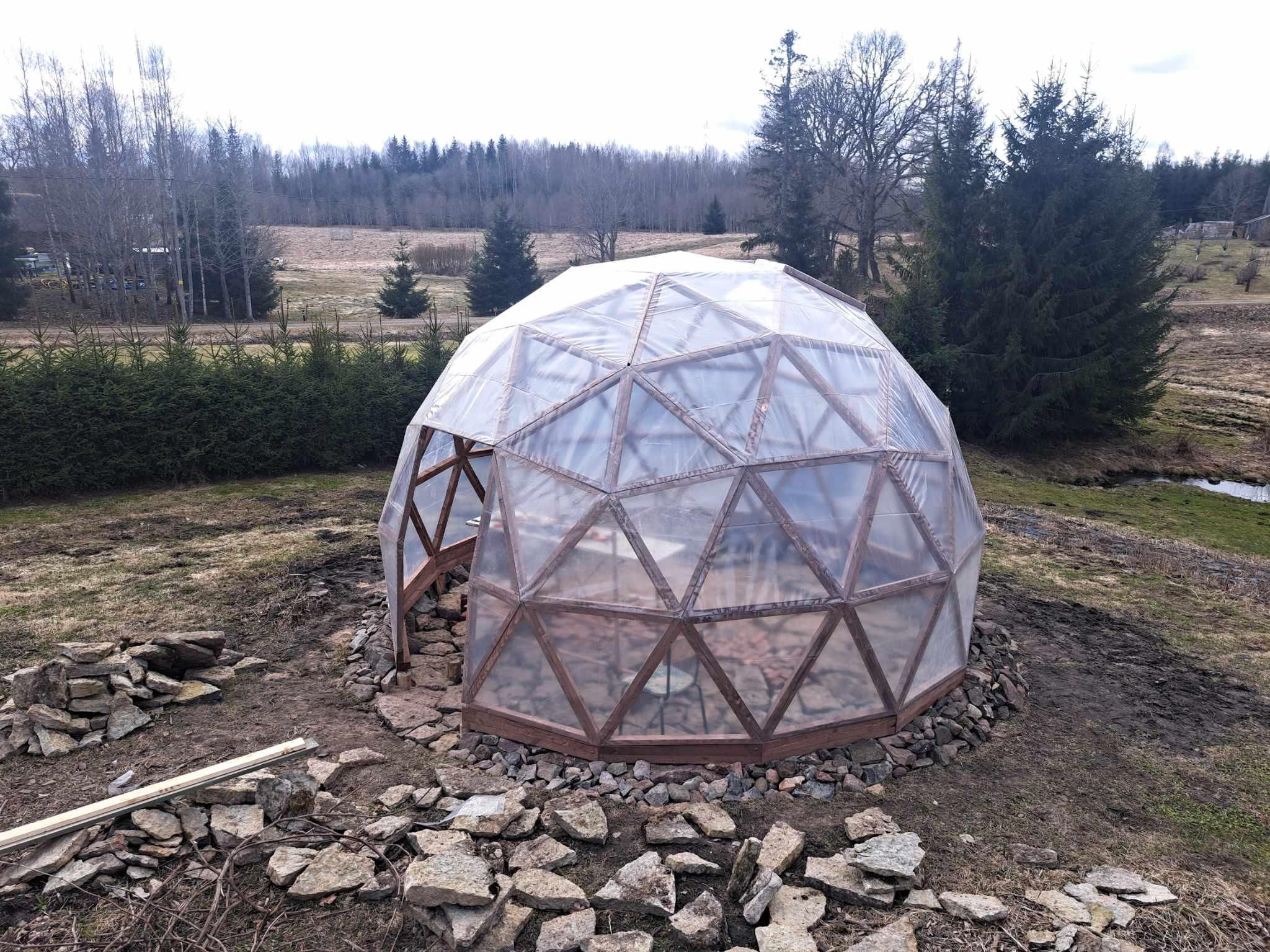Geodesic Dome Greenhouse : 5 Steps - Instructables