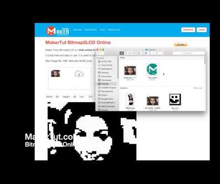 Create Bitmap2LCD Online - Instructables