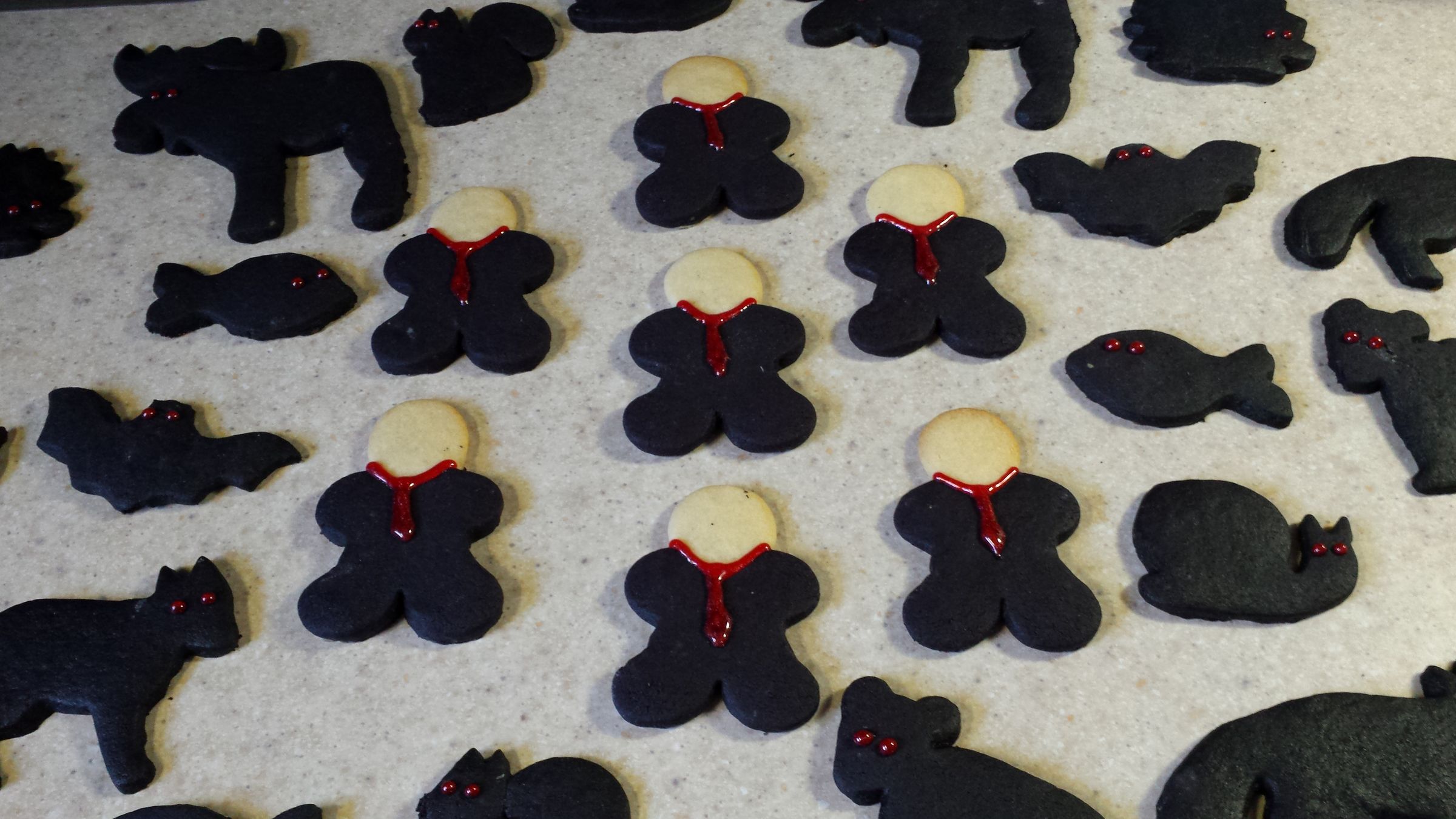 Slender Man and Woodland Shadow Creatures Cookies : 6 Steps (with ...