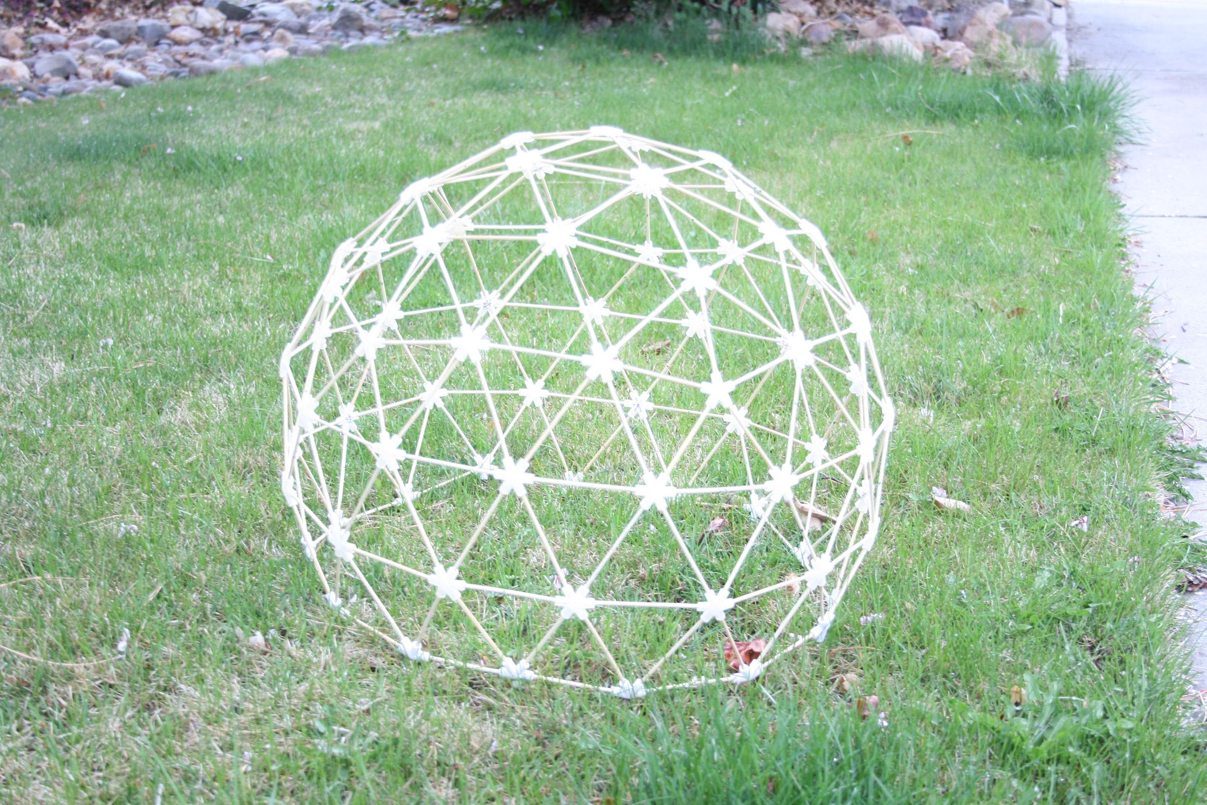 3 Frequency Geodesic Dome : 3 Steps - Instructables