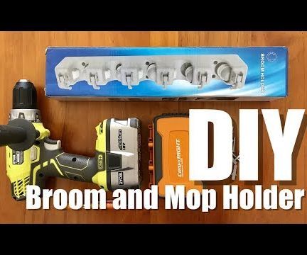 DIY - Broom and Mop Holder : 6 Steps - Instructables
