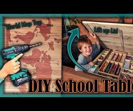 World Map Table Top (Lift Up Lid) : 23 Steps (with Pictures ...