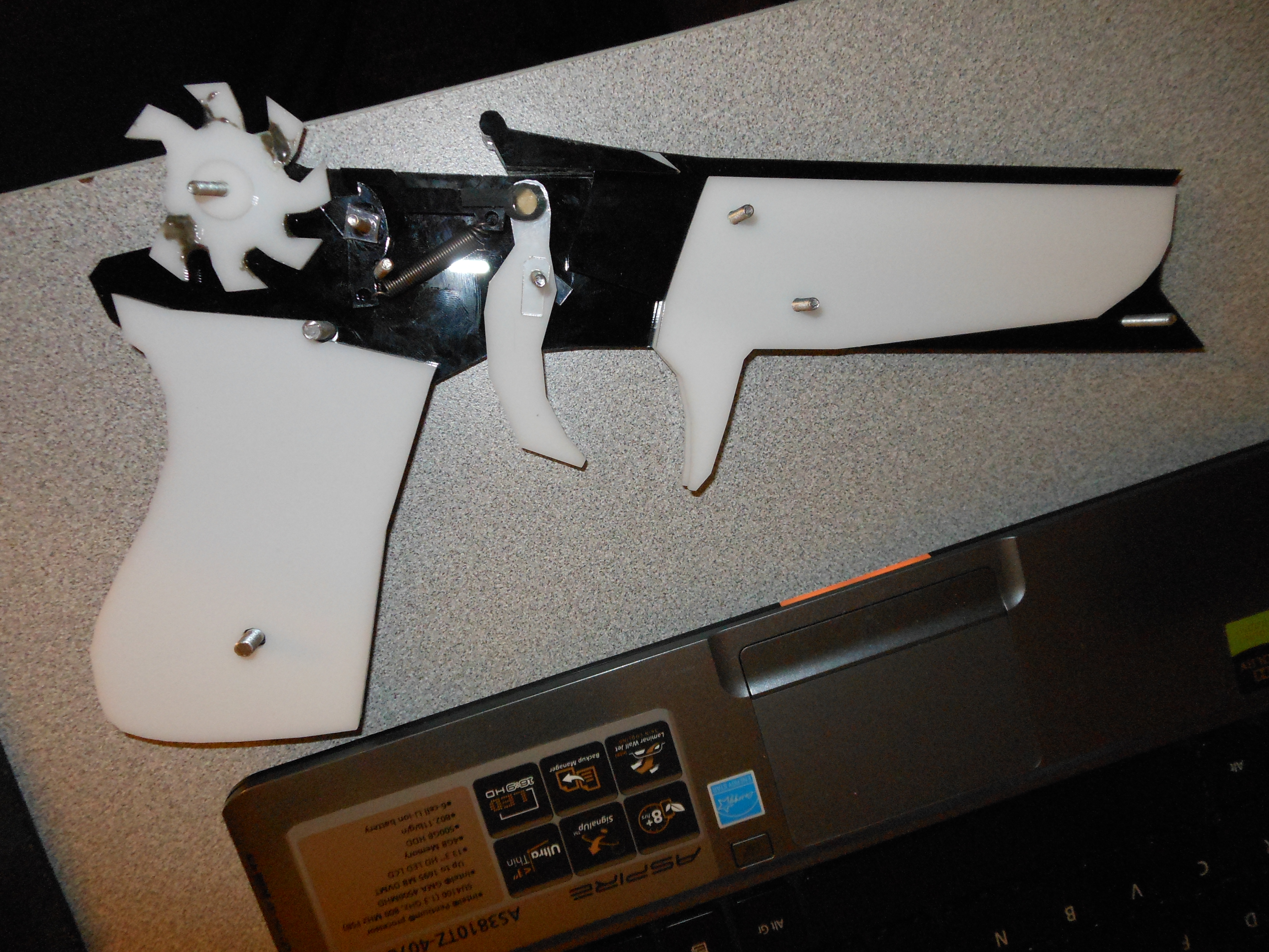 How to Make a Custom Rubber Band Gun : 7 Steps (with Pictures ...