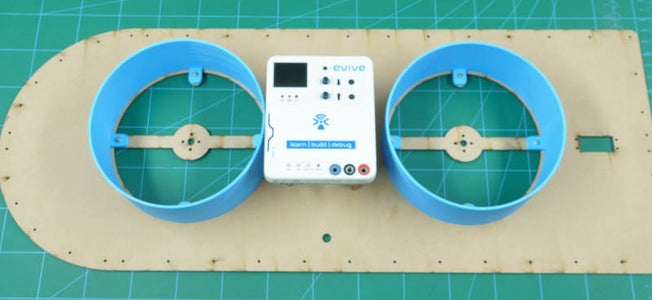 Smartphone Conrolled Hovercraft Made Using Evive Arduino Based Embedded Platform 16 Steps