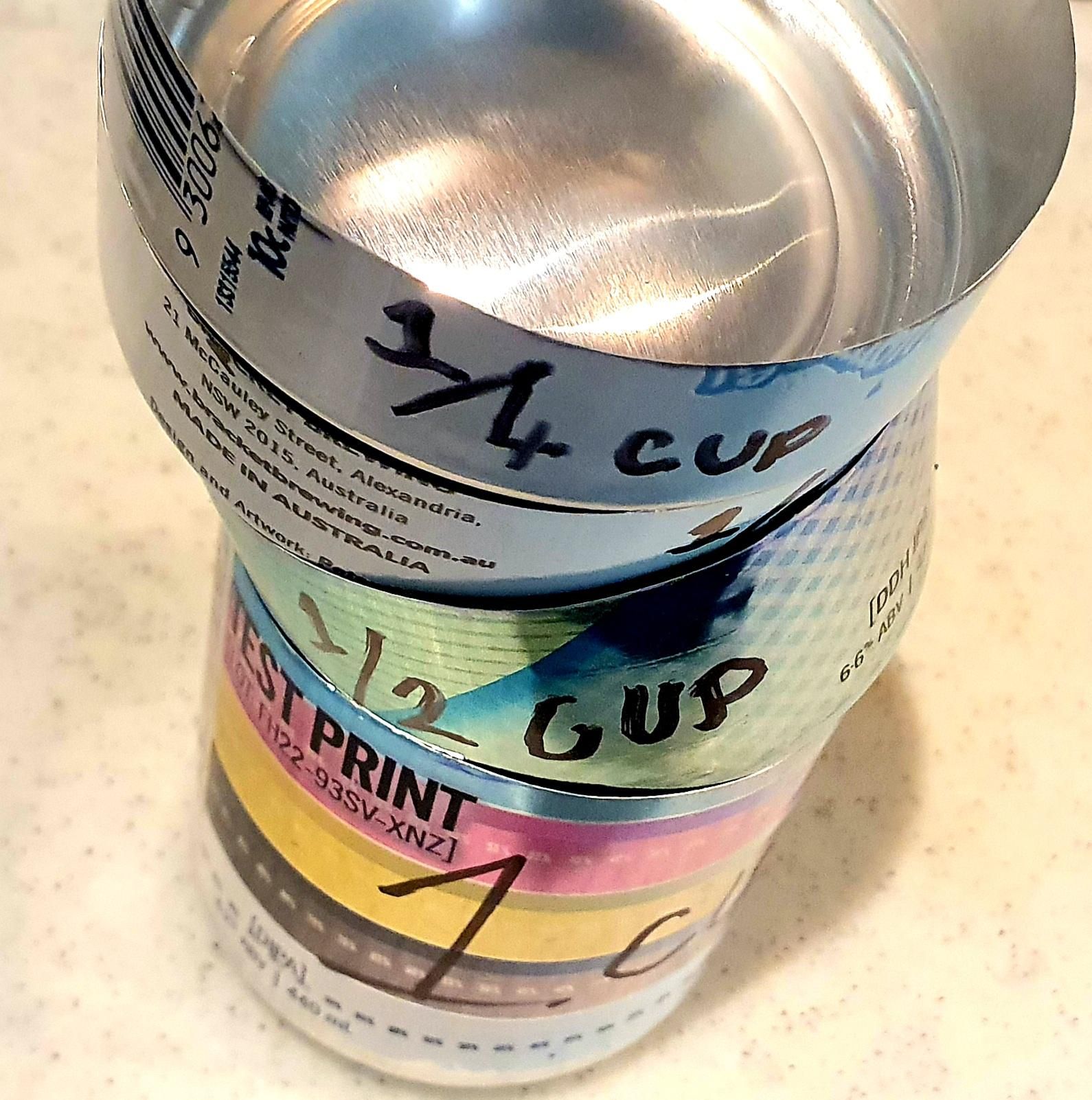 Aluminium Measuring Cups : 4 Steps - Instructables