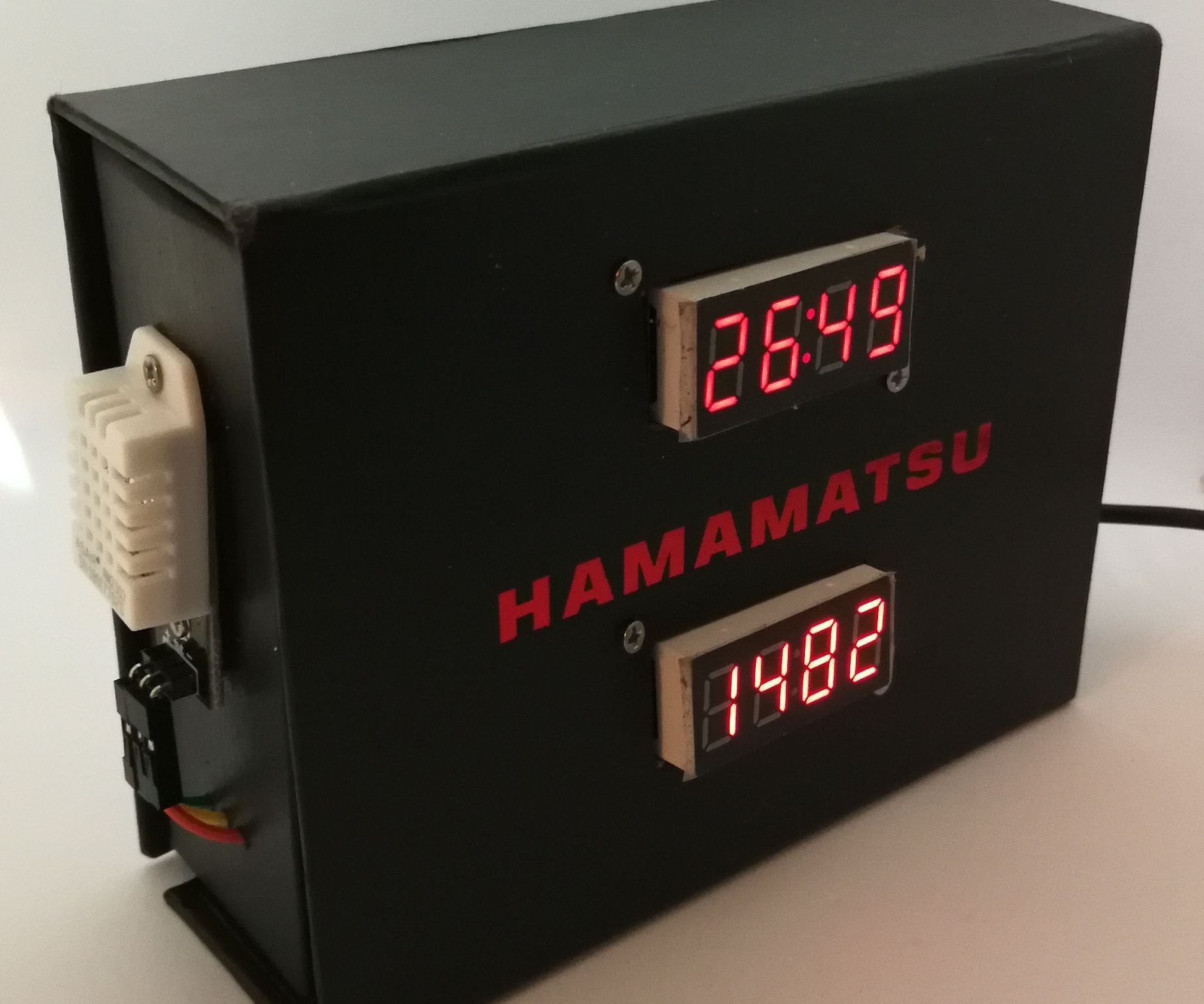 IoT Desktop Clock and Thermometer : 5 Steps - Instructables