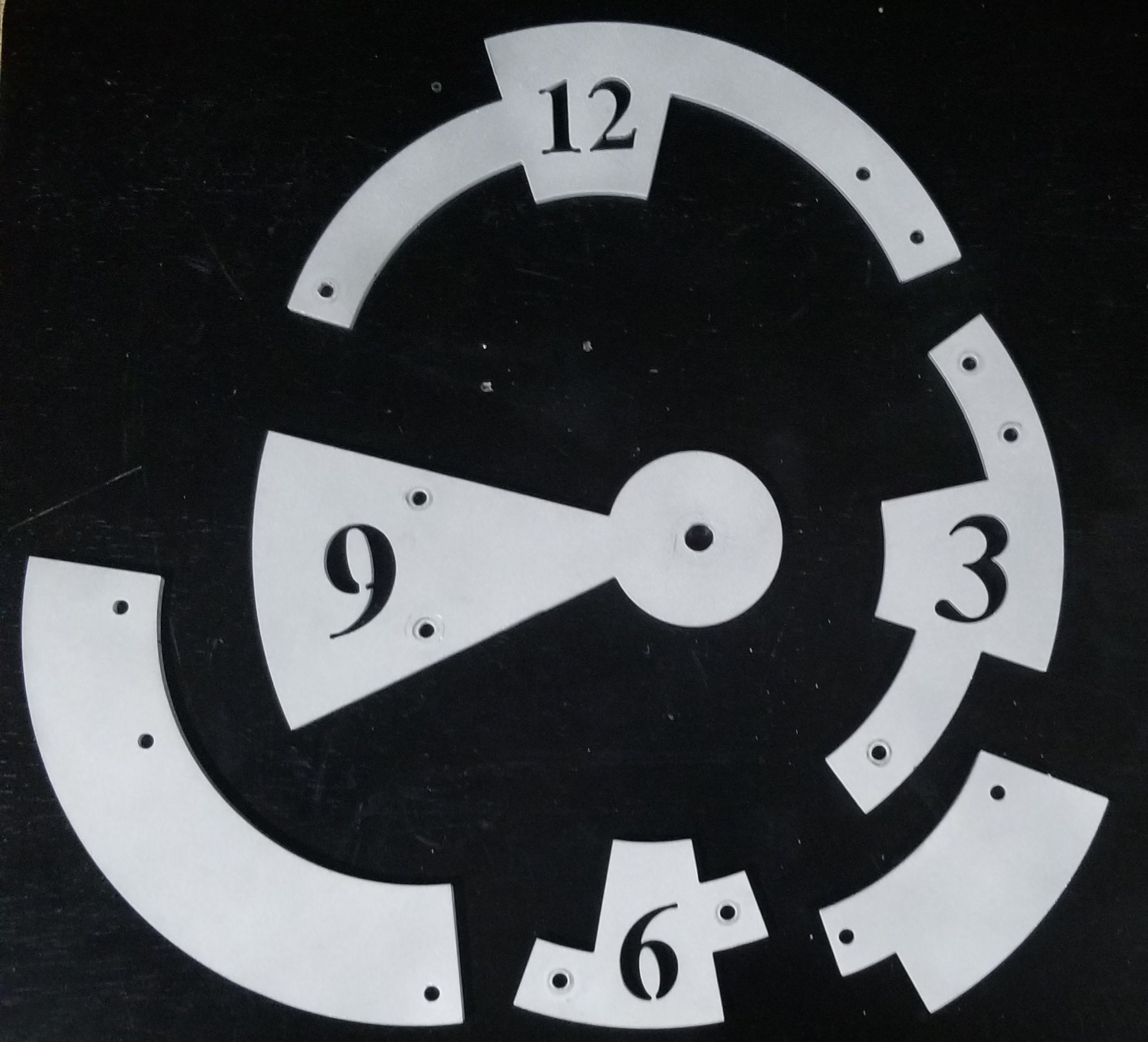 Waterjet Industrial Clock : 6 Steps (with Pictures) - Instructables