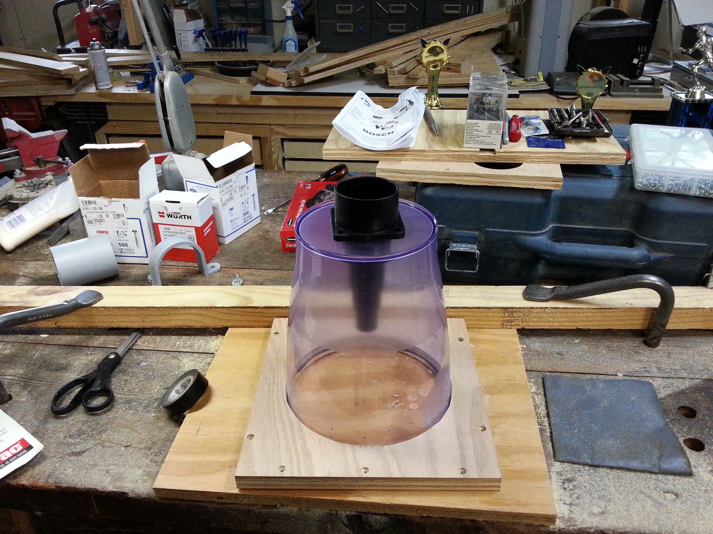 Add a Router Table With Dust Collector to Your Table Saw : 7 Steps ...