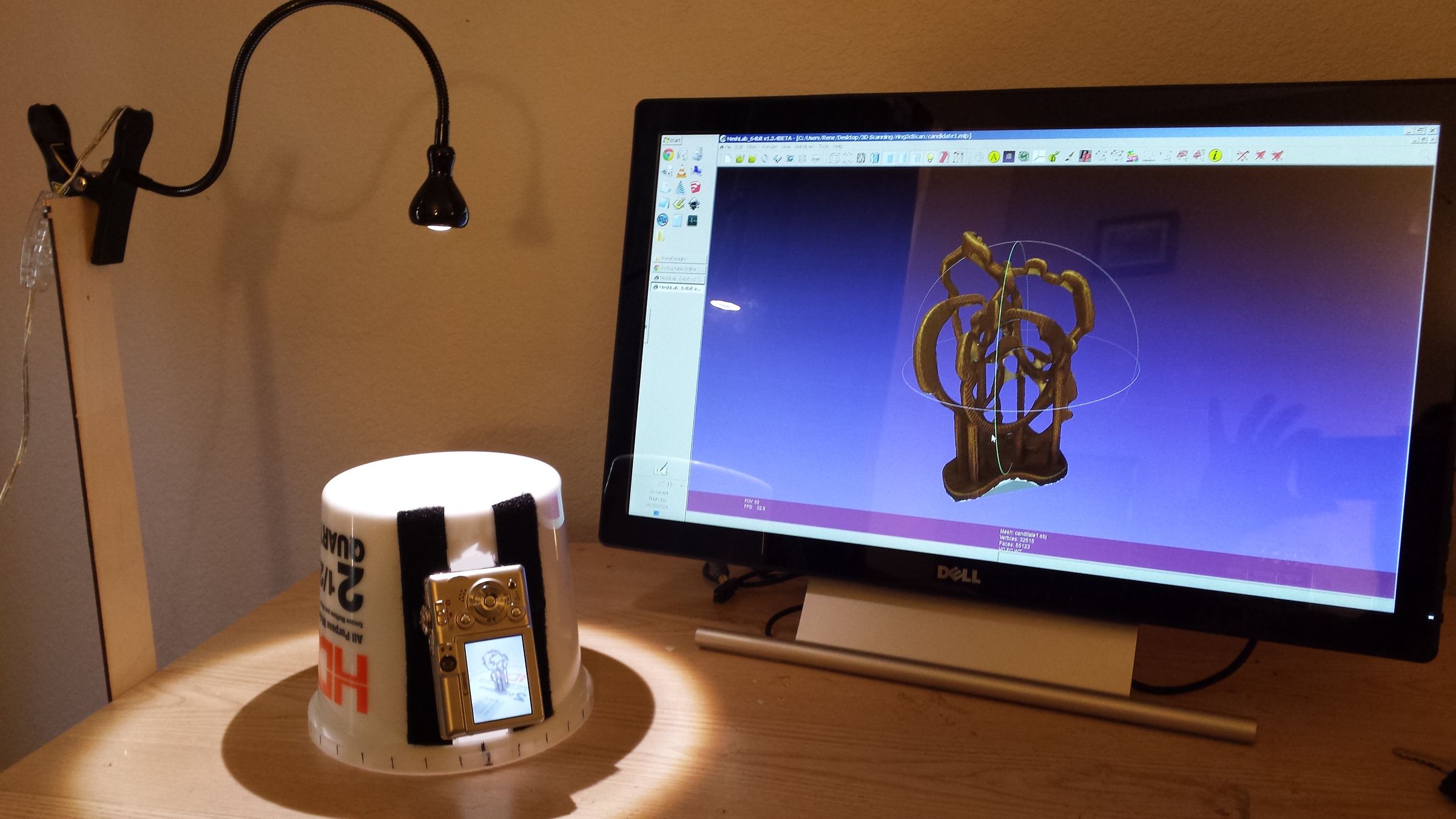 Plastic Pail 3D Scanner for 123D Catch : 8 Steps (with Pictures ...