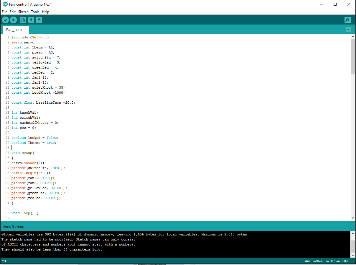Arduino Uno Fan Control : 3 Steps (with Pictures) - Instructables