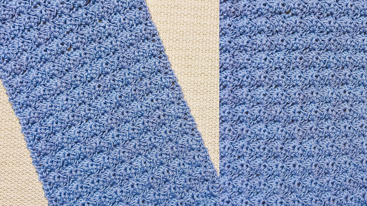 Easy One Row Repeat Crochet Table Runner Pattern : 5 Steps (with ...