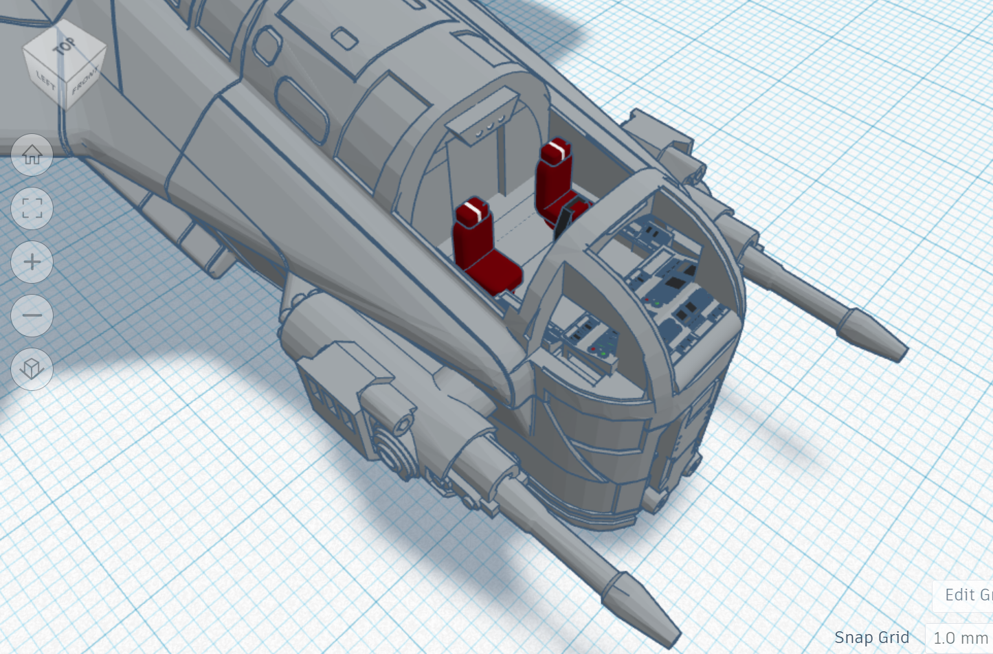 3d Printed Razor Crest: With Full Interior : 12 Steps - Instructables