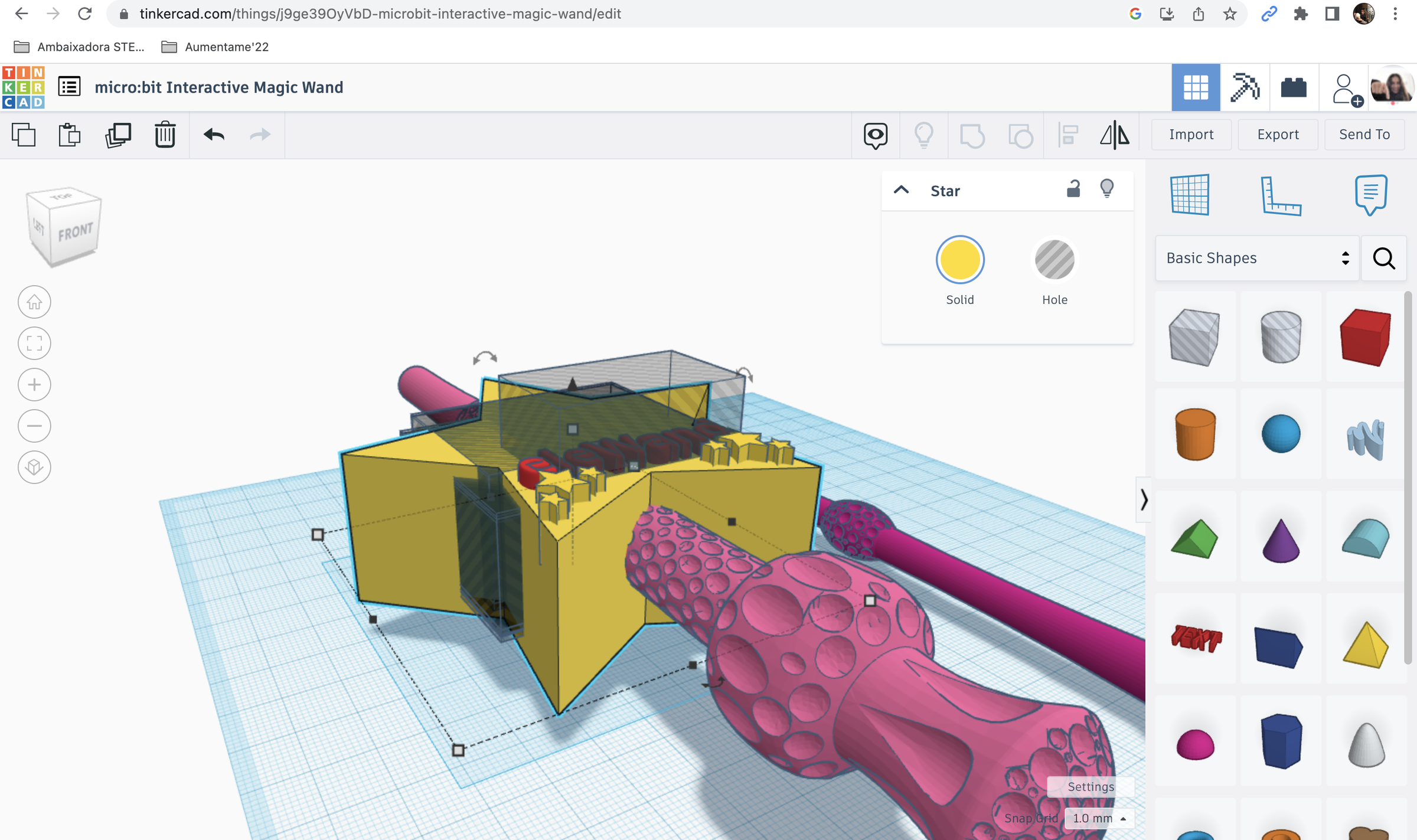 Hagrid's Interactive Lantern and Magic Wand With Tinkercad Circuits and Micro:bit : 7 Steps ...