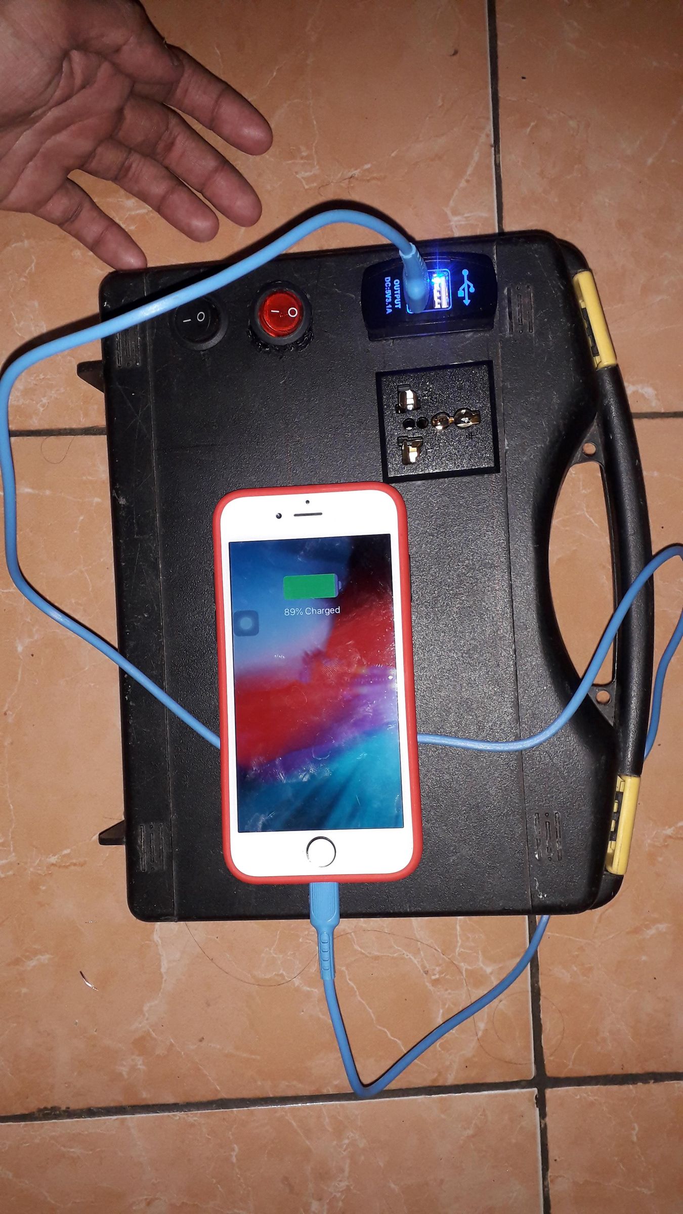 DIY Portable Power Box for Camping Using Cheap Components : 12 Steps ...