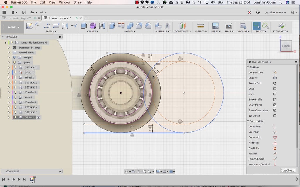 3d Printed Linear Motion Mvmt 92 17 Steps With Pictures