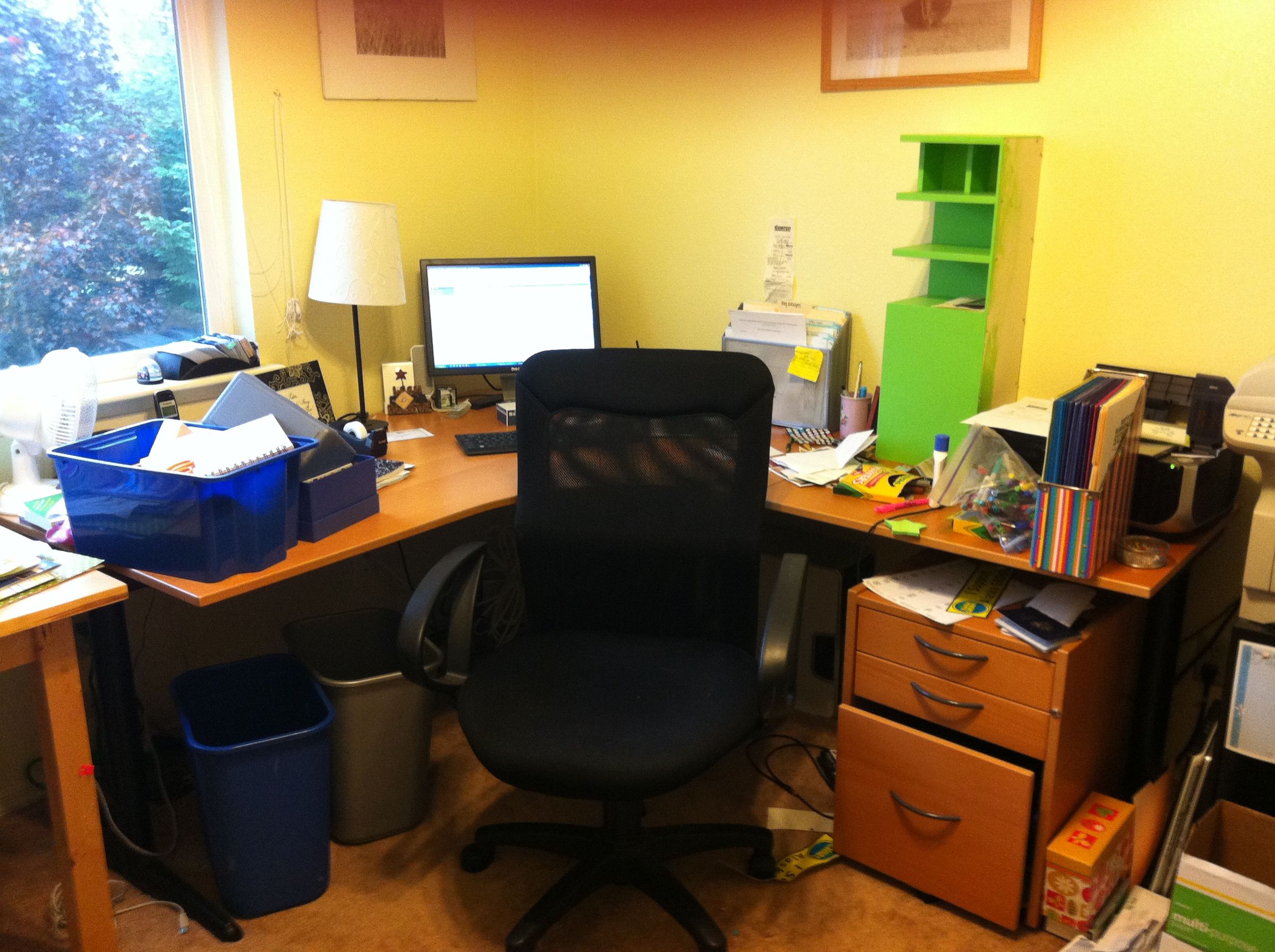 October Office Re-organization - Disaster to Divine - Instructables