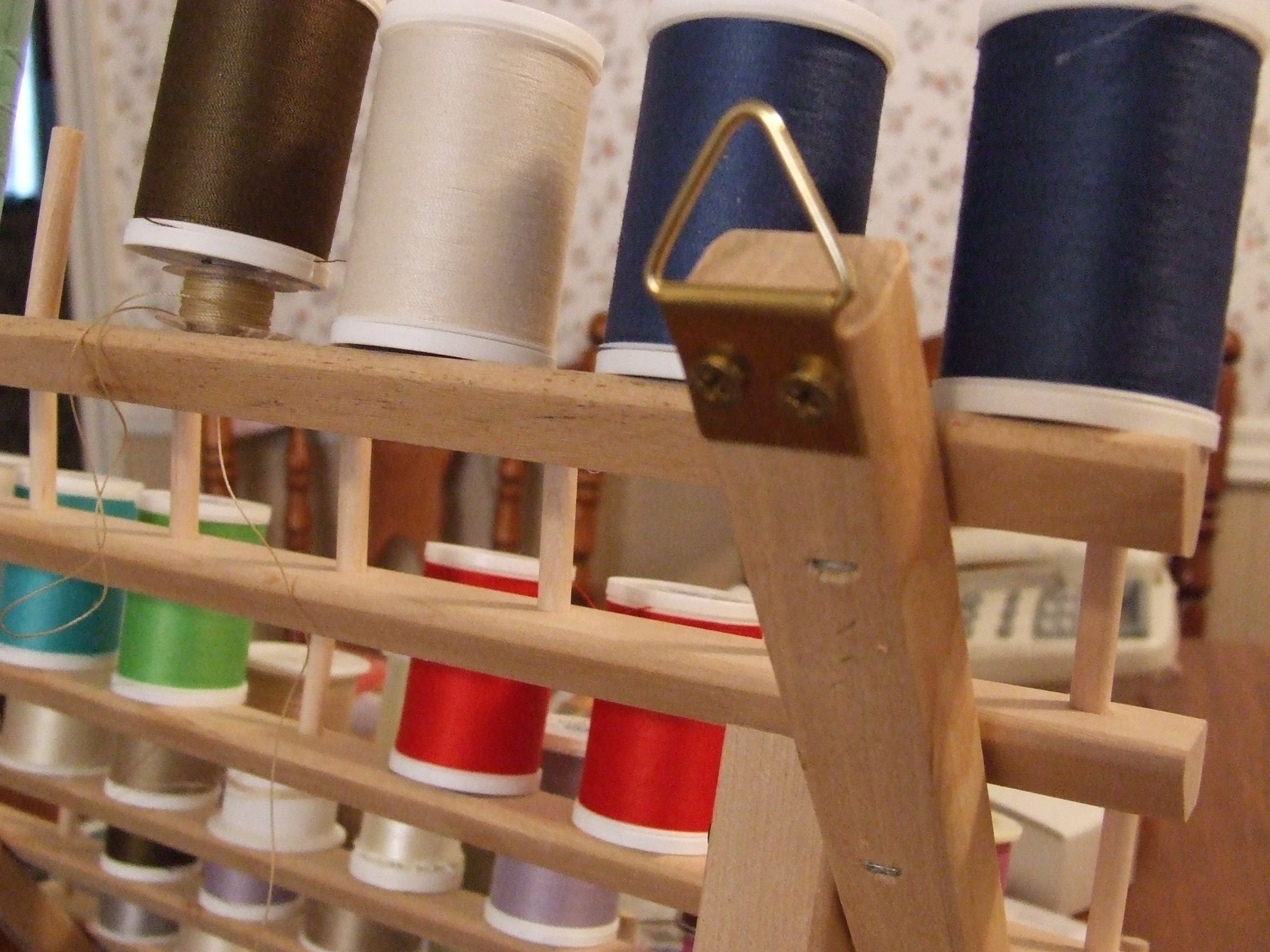 Convert Sewing Thread Stand (Holder) to Hanging Thread Holder : 6 Steps ...