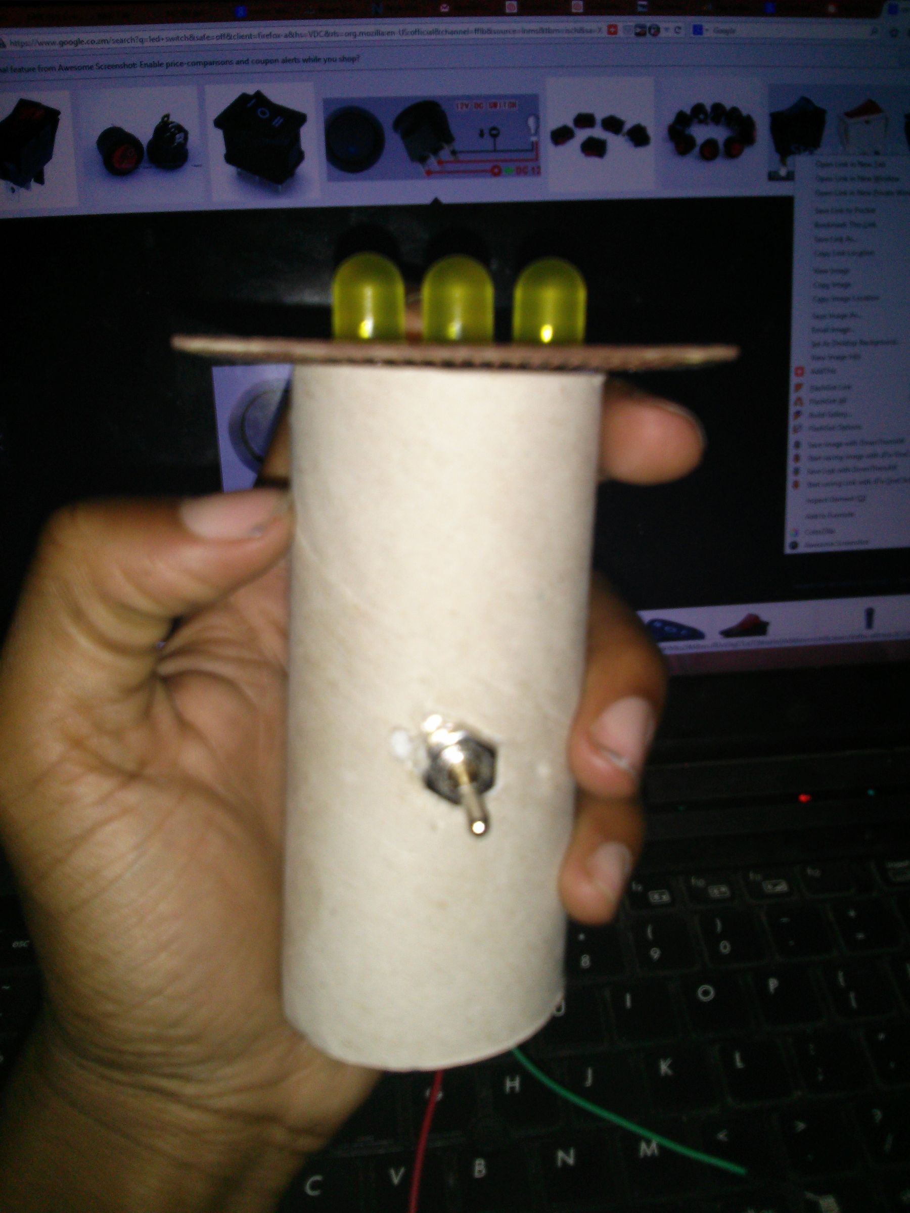 Toilet Paper Tube Torch : 5 Steps (with Pictures) - Instructables