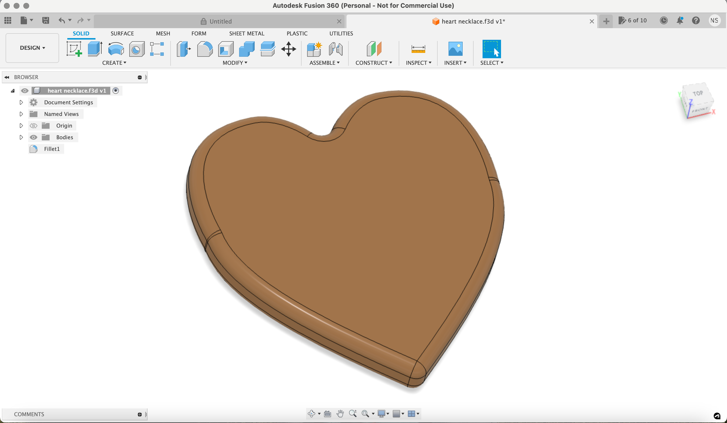 Friendship Heart Necklaces - 3D Printed and Magnetic : 9 Steps (with ...