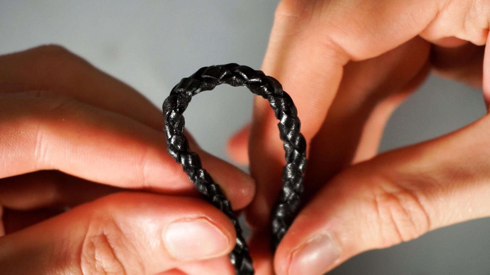 Double Round Braided Leather Bracelet : 11 Steps (with Pictures ...