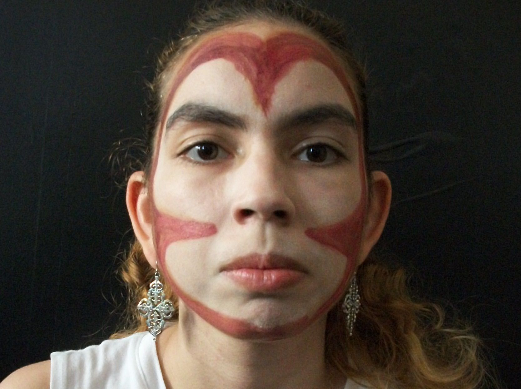 Easy Monkey Face Paint