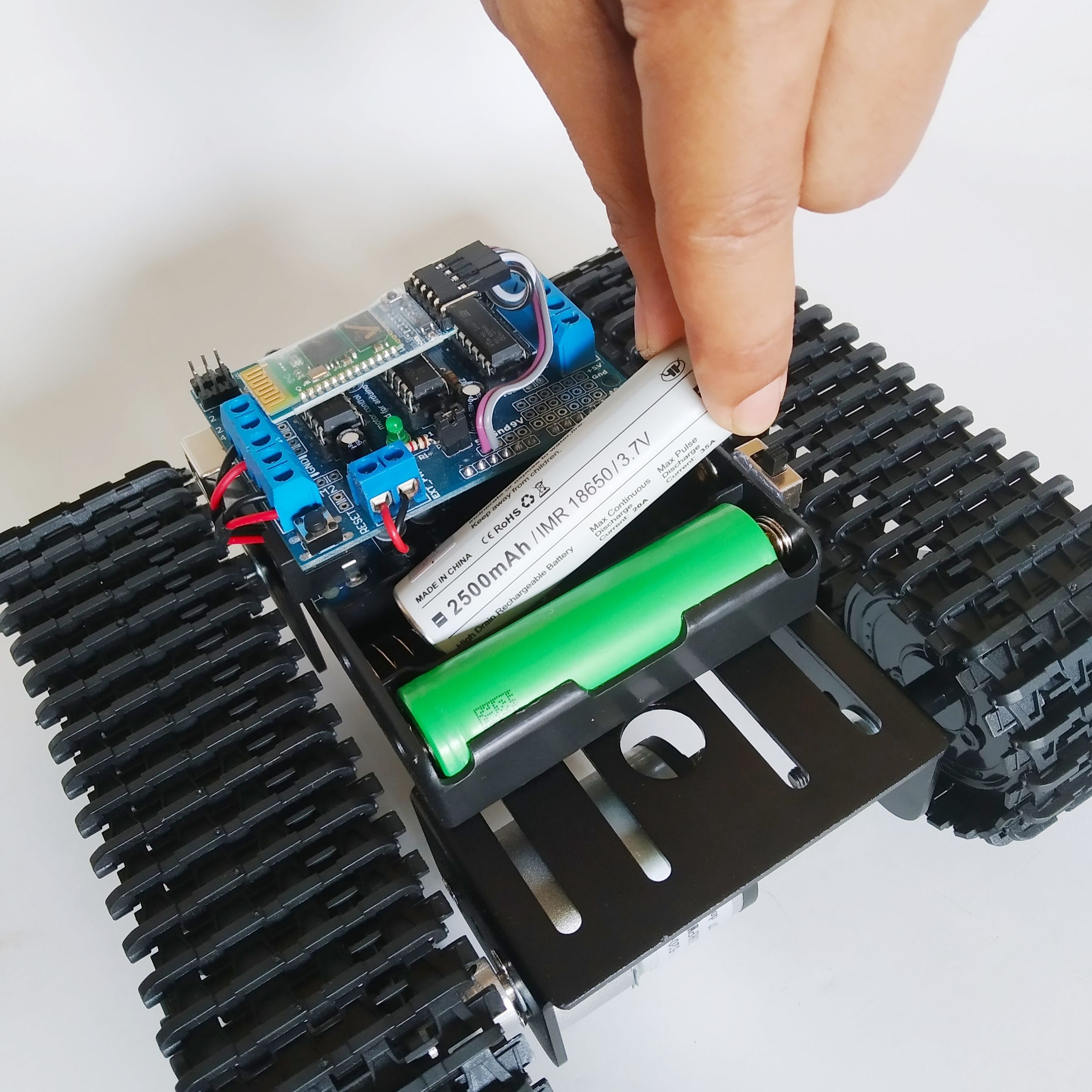 Arduino Robot Car Bluetooth Controlled and Programmed With Android ...