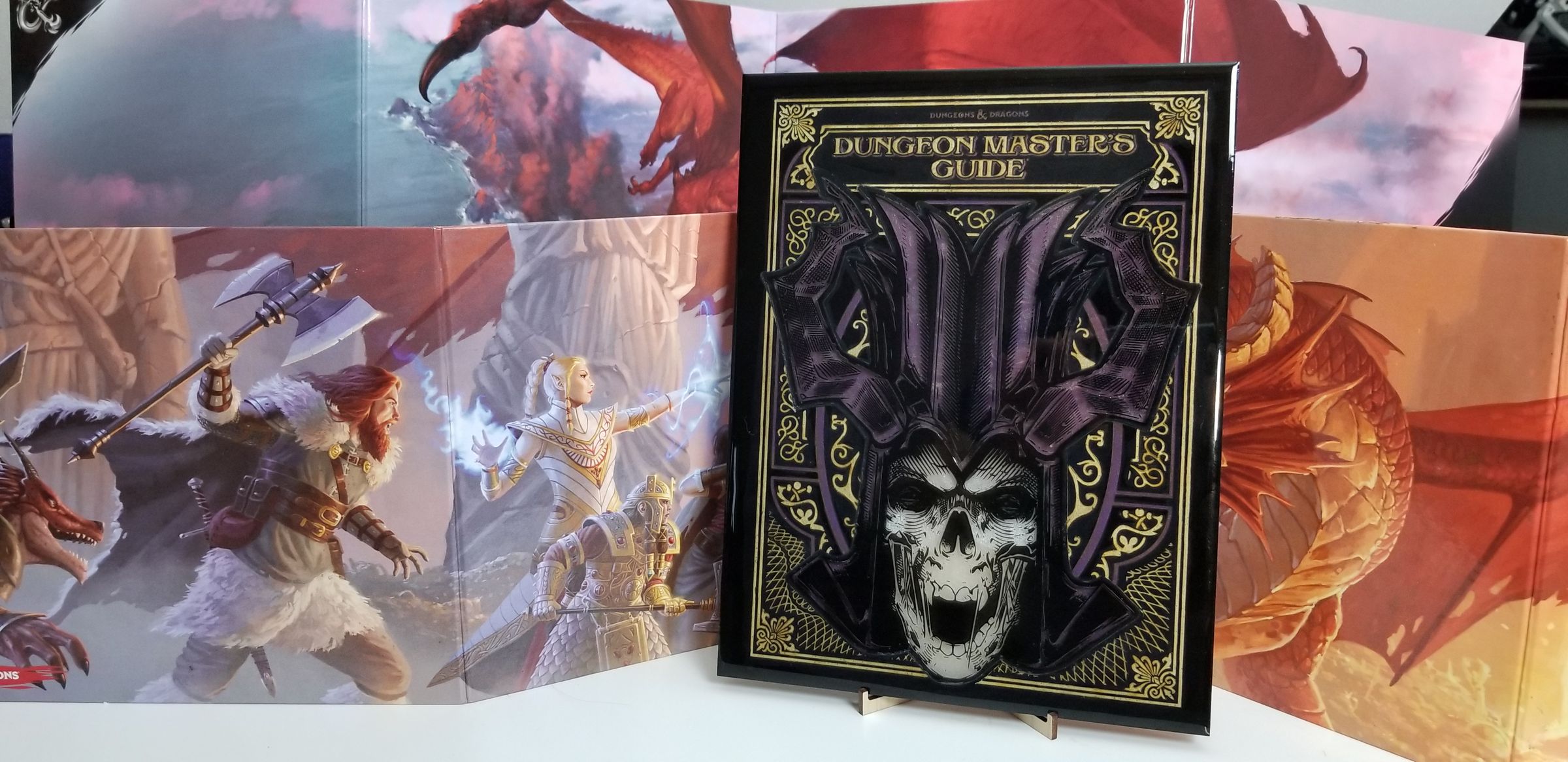 Dungeon Masters Guide Cover Art Made From Wood and Resin : 8 Steps ...