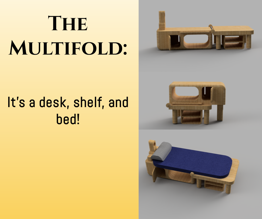 The Multifold: a Foldable Desk/Shelf/Bed : 6 Steps - Instructables