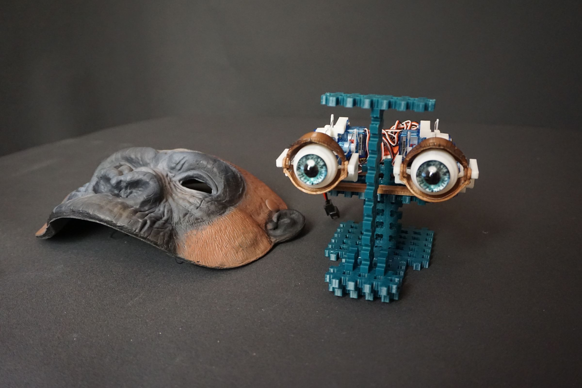 King Kong Mask With Animatronic Eyes : 4 Steps (with Pictures ...