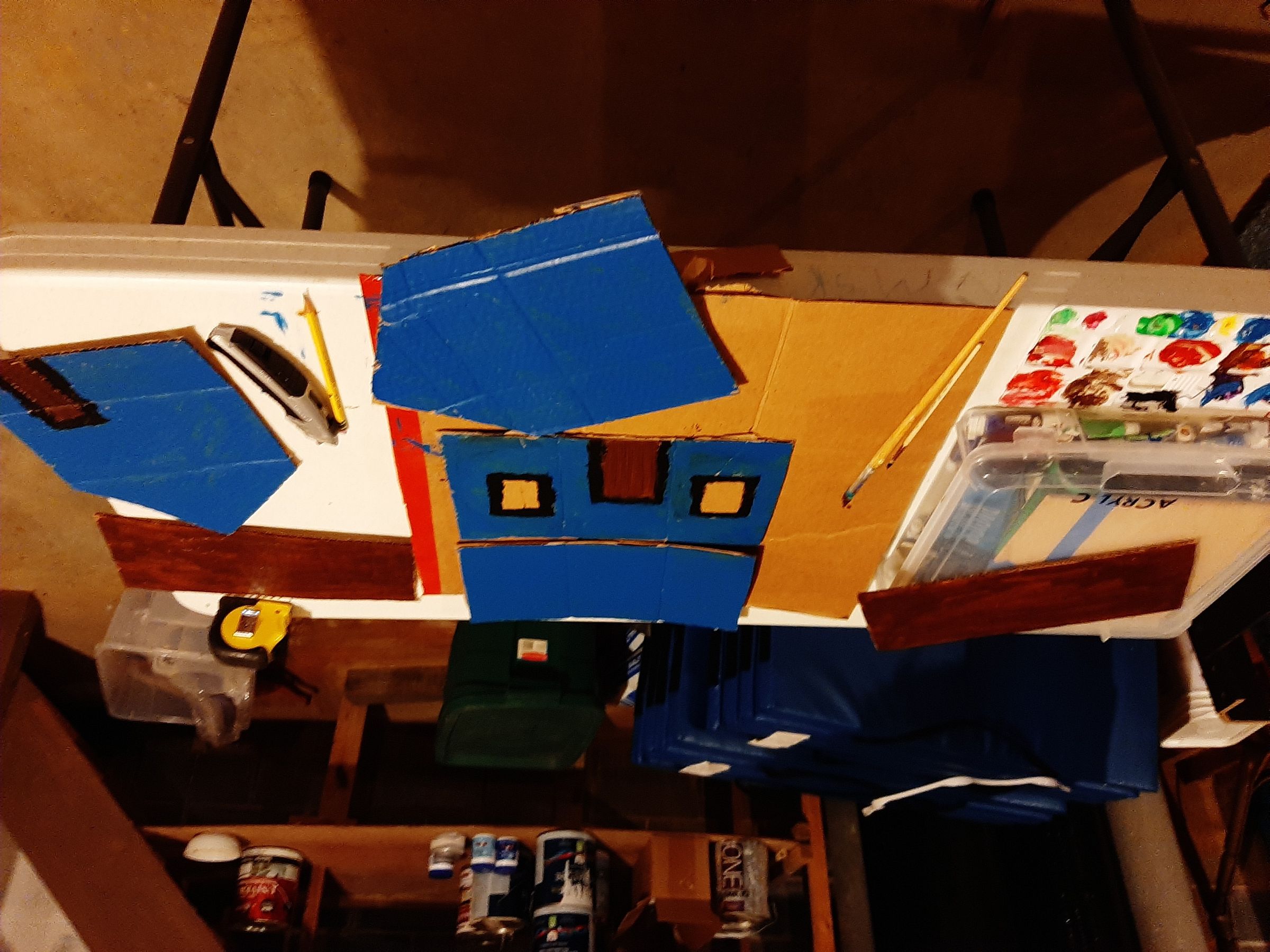 Hot Glue Cardboard House : 5 Steps - Instructables