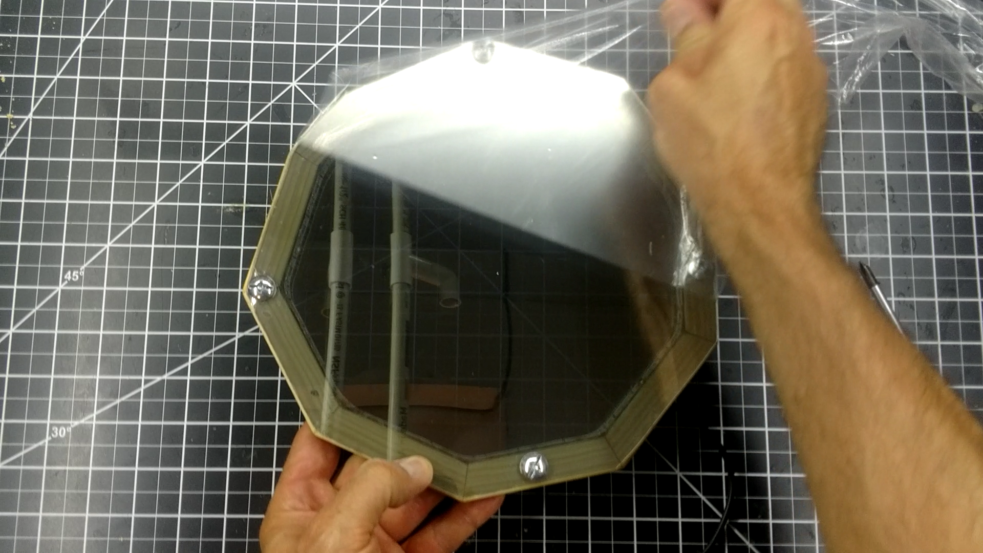 Make a 2 Sided, Desktop Infinity Mirror : 14 Steps (with Pictures ...
