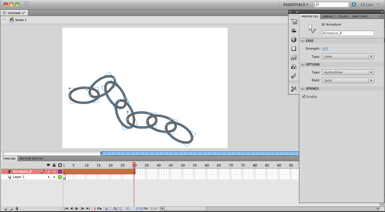 Using the 'Bone Tool' in Adobe Flash Professional : 6 Steps - Instructables