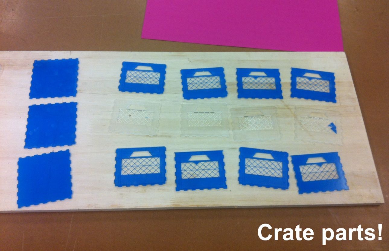 Mini Milk Crate Cut on a Laser - Instructables