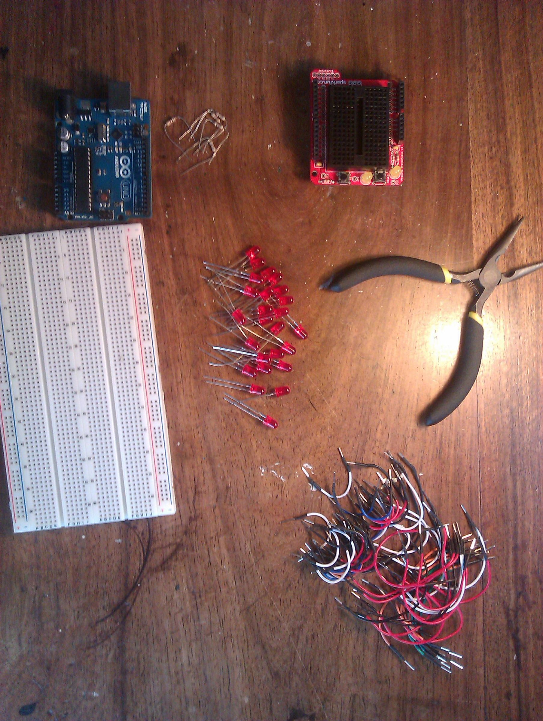 5X5 Dot Matrix on Arduino (gets Text From Pc) Full Instructions and ...