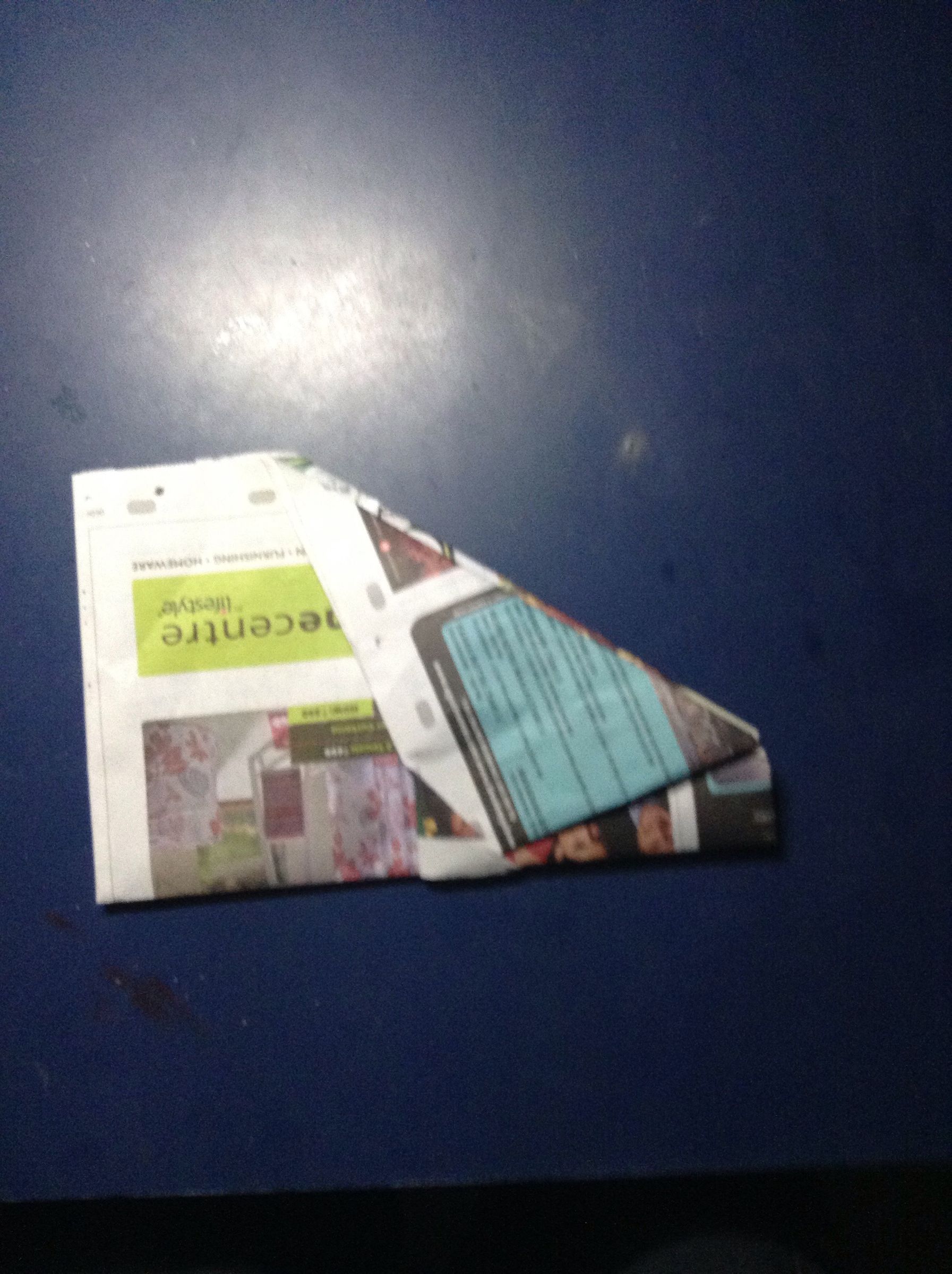 Best Paper Plane With Newspaper in 5 Mins : 4 Steps - Instructables