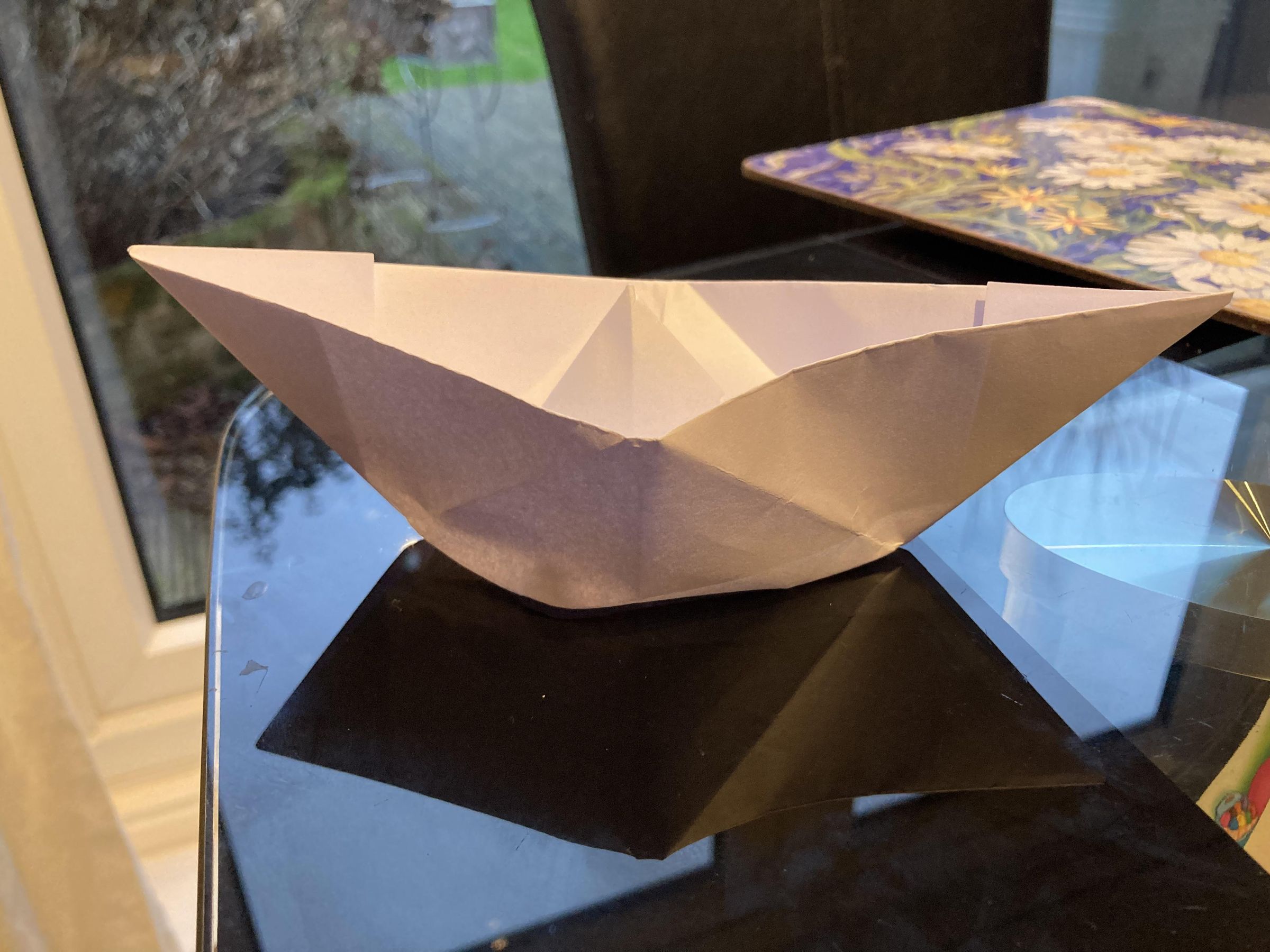Easy Origami Boat Hat