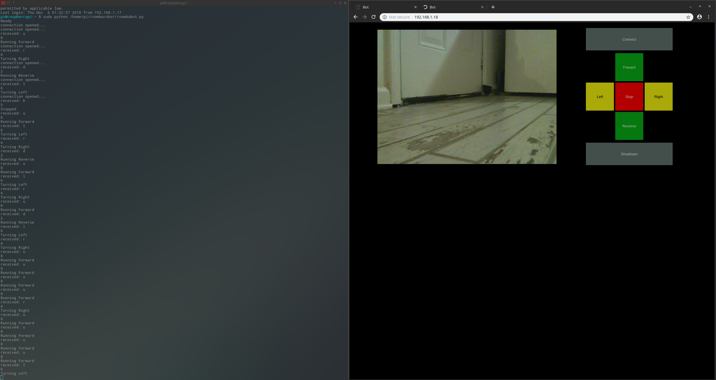 Browser Controlled Roomba Robot With the Raspberry Pi Model 3 A+ : 6 Steps (with Pictures ...