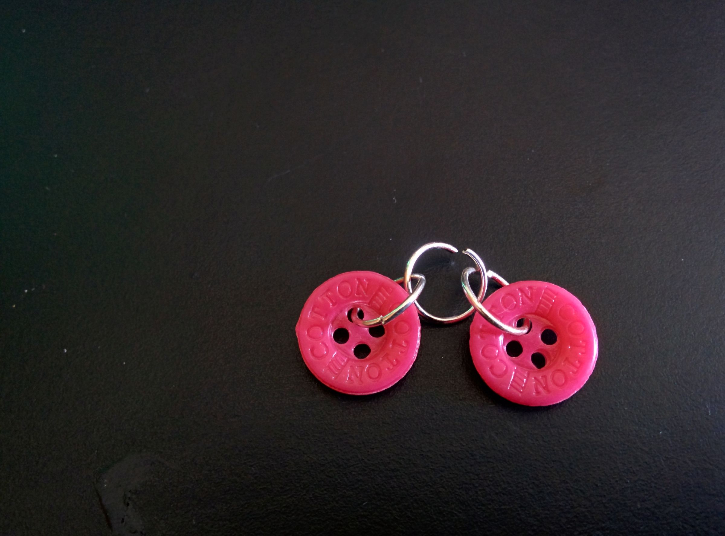 How to Make Rainbow Button Cluster Earrings Easily : 4 Steps (with ...